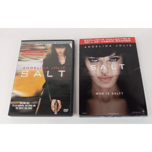 Columbia | Media | Salt Angelina Jolie Dvd Movie Preowned 3 X 40 Fabric ...